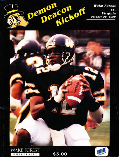 Virginia Cavaliers Football - Game Day Programs, 1990-1999