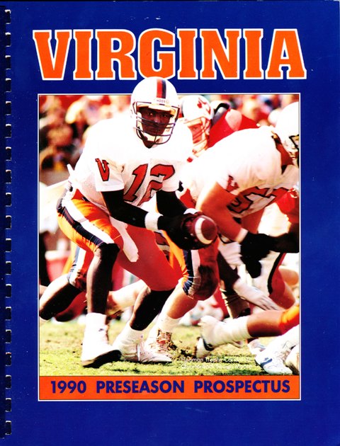 Virginia Cavaliers Football - Game Day Programs, 1990-1999
