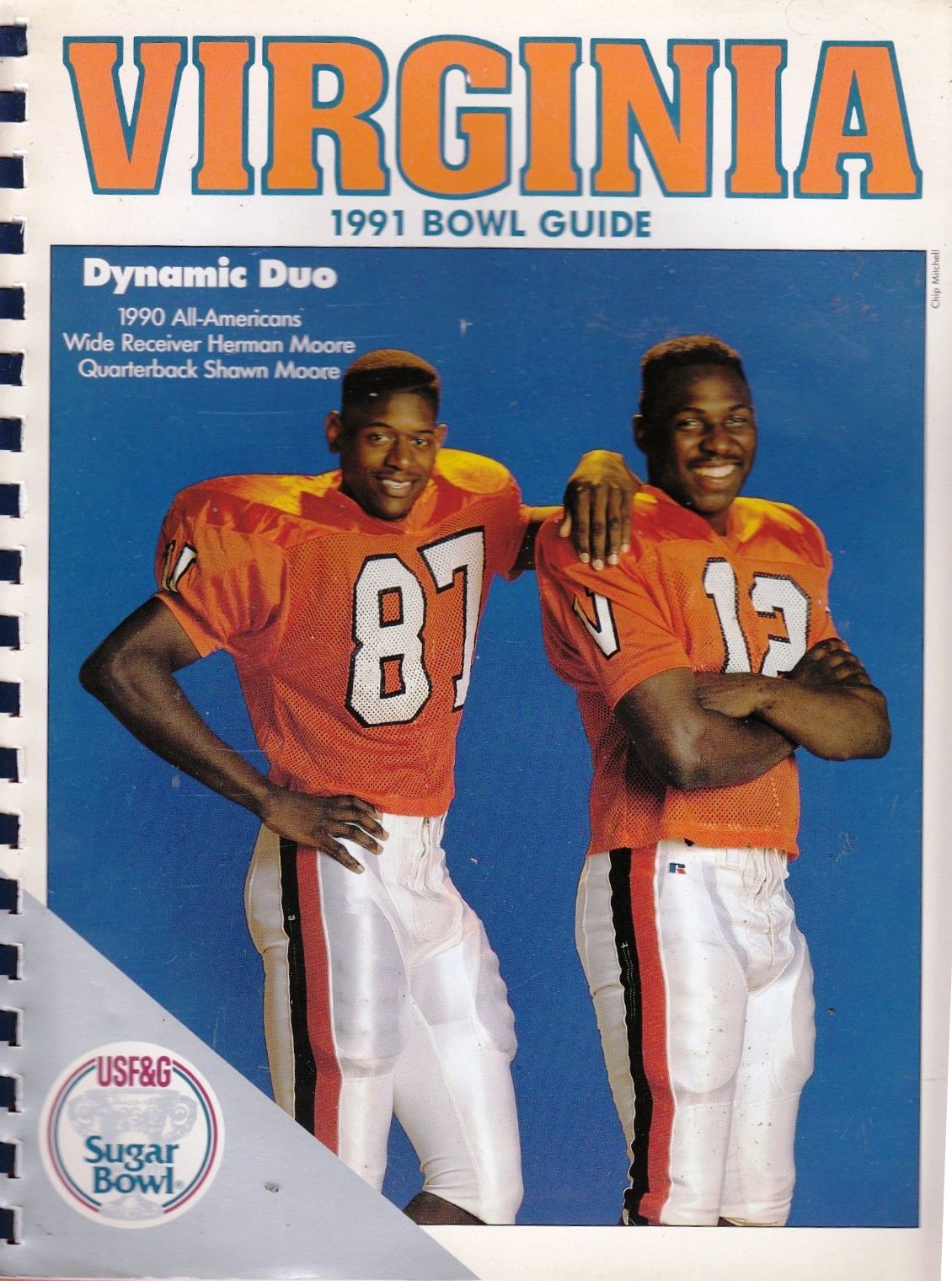 Virginia Cavaliers Football - Game Day Programs, 1990-1999
