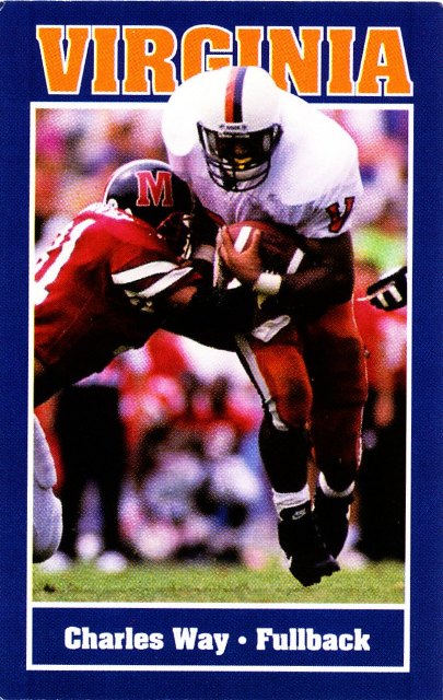 UVA Football - Charles Way Photo Gallery