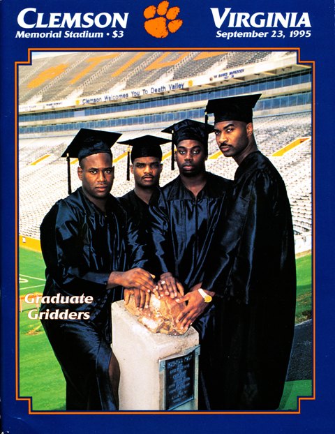 Virginia Cavaliers Football - Game Day Programs, 1990-1999