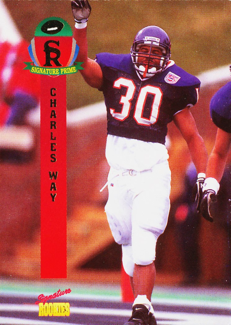 Football Cards - Charles Way
