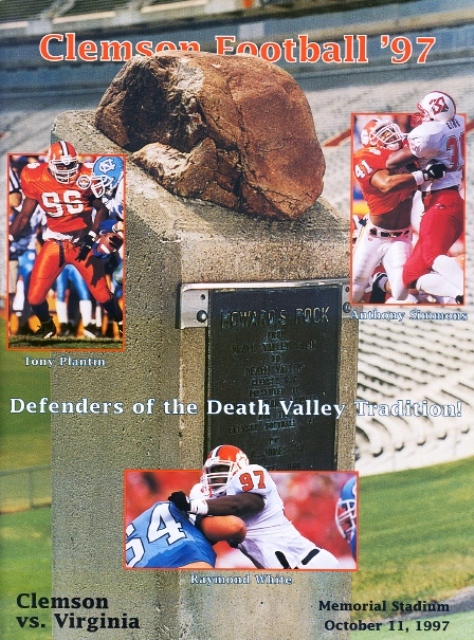 Virginia Cavaliers Football - Game Day Programs, 1990-1999